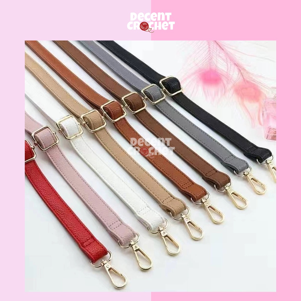 Jual Decent Crochet - Tali Tas Selempang / Tali Tas Kulit | Shopee ...