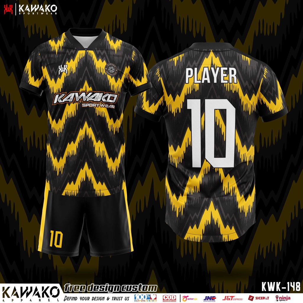 Jual Jersey Bola & Futsal, baju bola (FREE CUSTOM DESIGN) | Shopee ...