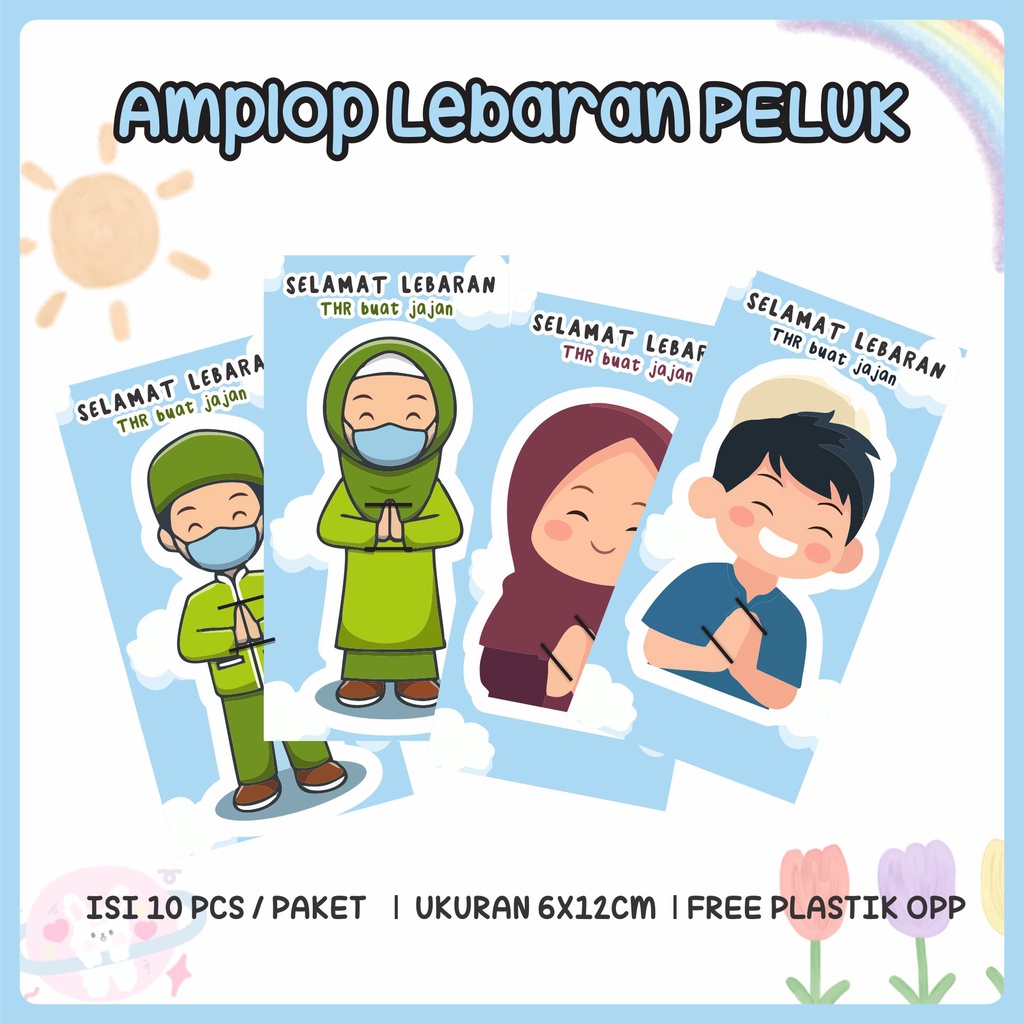 Jual AMPLOP LEBARAN PELUK 2023 VERSI MUSLIM | Shopee Indonesia