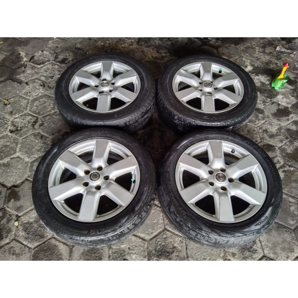 Jual Velg Copotan Xtrail R17x7 Pcd 5x114 Silver + Ban Cocok Buat Juke ...
