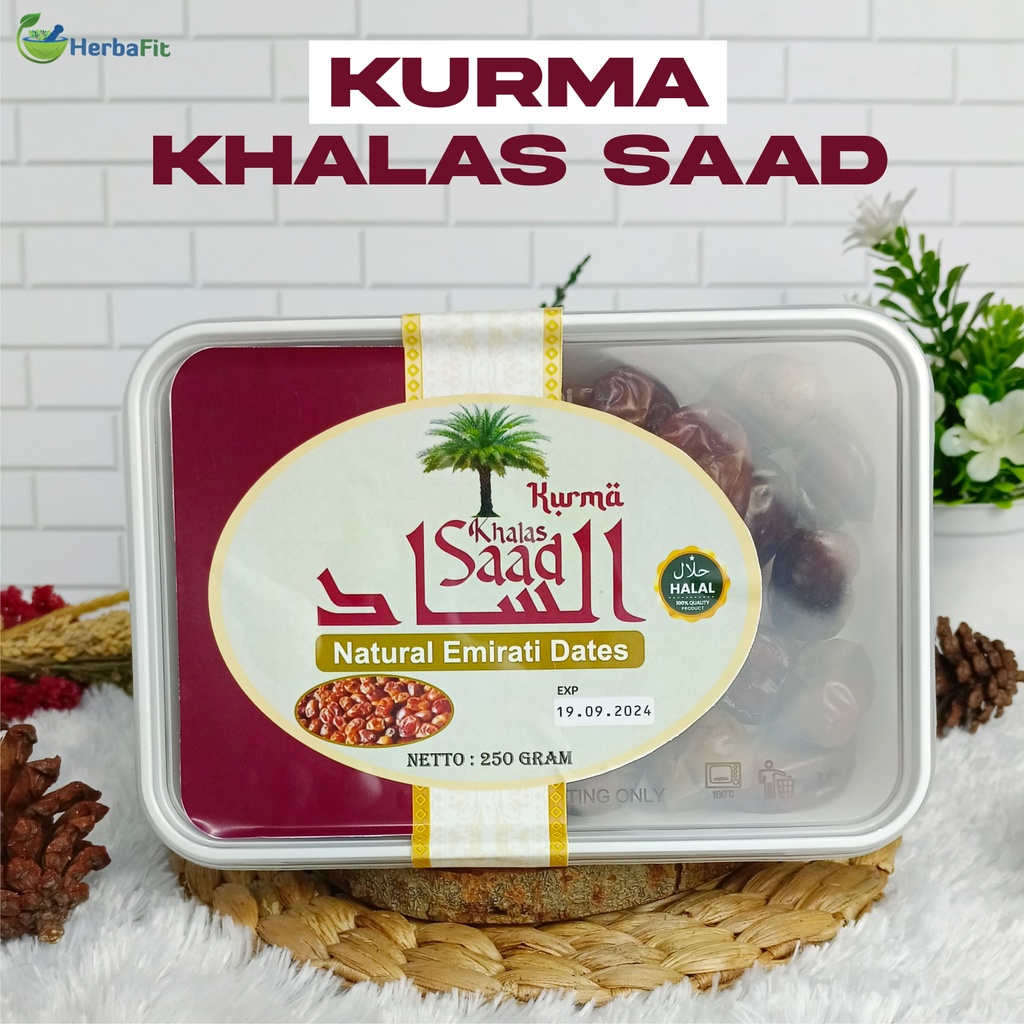 Jual Kurma Khalas 500gram Saad Kurma Enak dan Segar Serta Original Dari ...