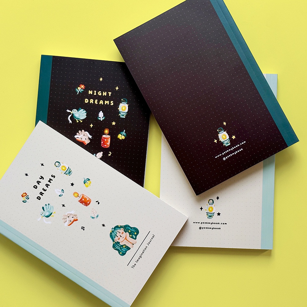 Jual Dreams Journal Peekmybook / Jurnal Grid Dotted / Bullet Journal ...