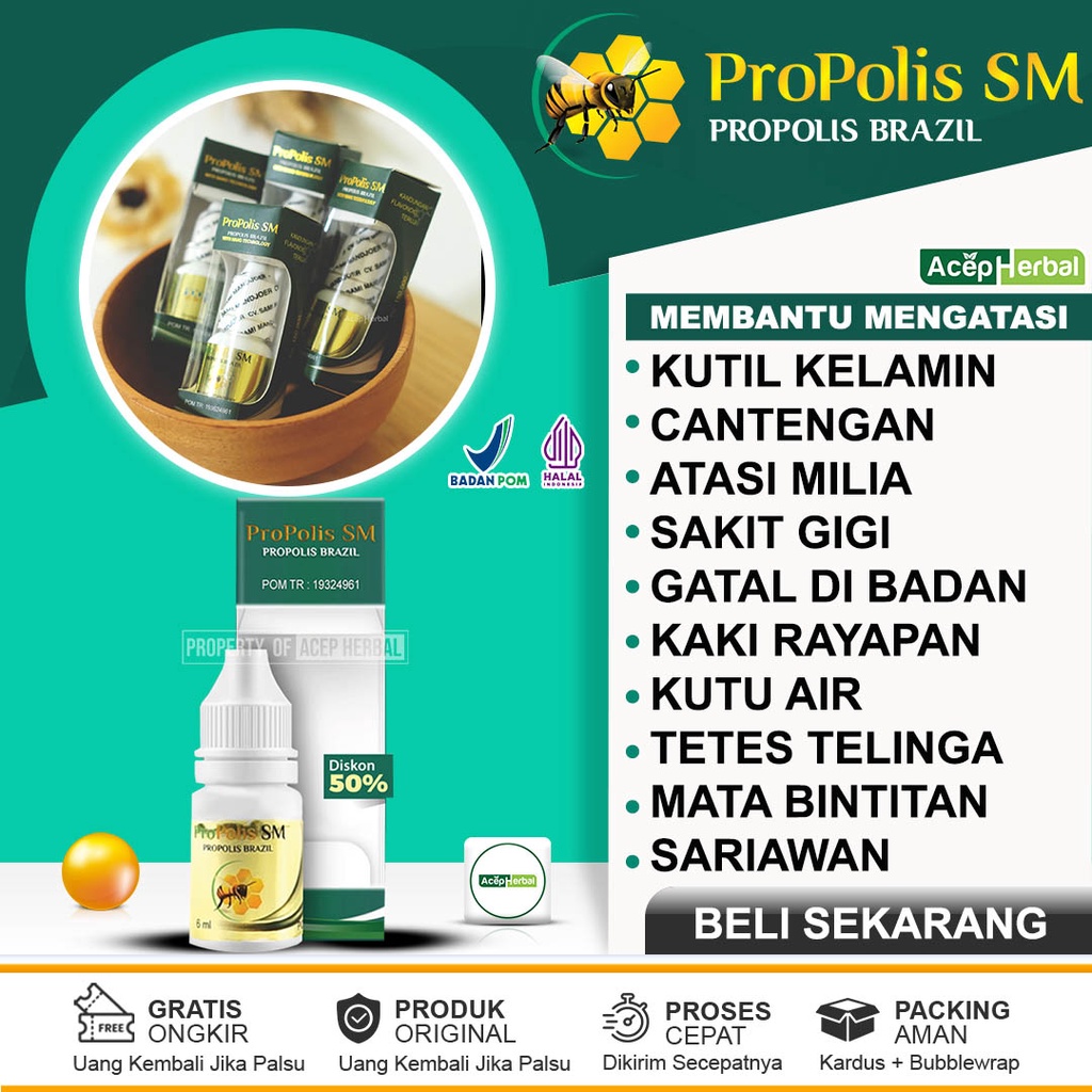 Jual Propolis SM Brazilian 100% Asli Solusi Untuk Kutil Kelamin ...