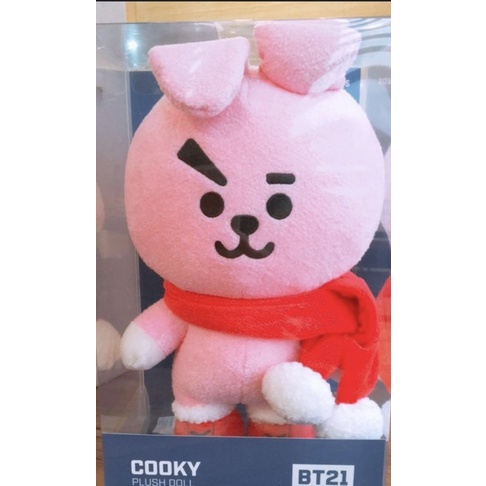Jual OFFICIAL BT21 BTS Standing Doll Christmas Cooky Chimmy / Boneka ...