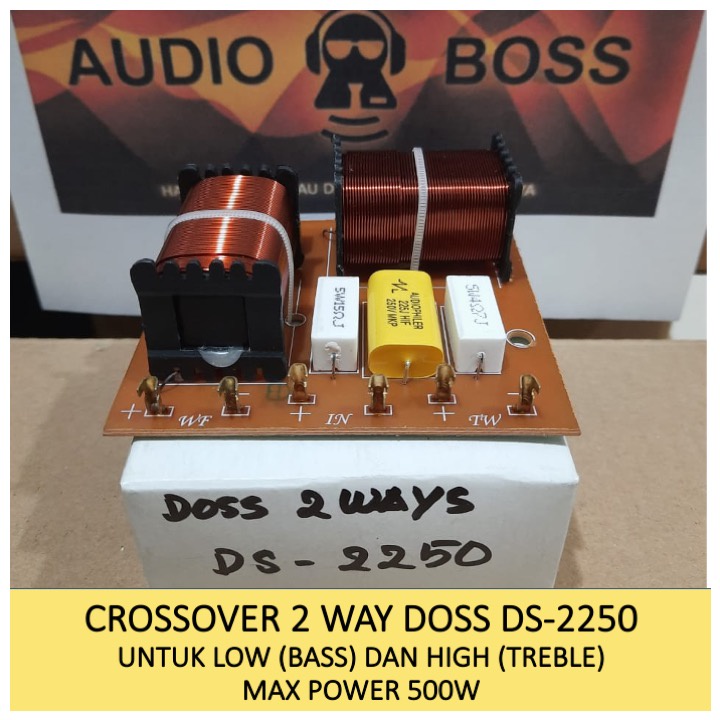 Jual Crossover 2 Way Doss 300-500 Watt Woofer Tweeter | Shopee Indonesia