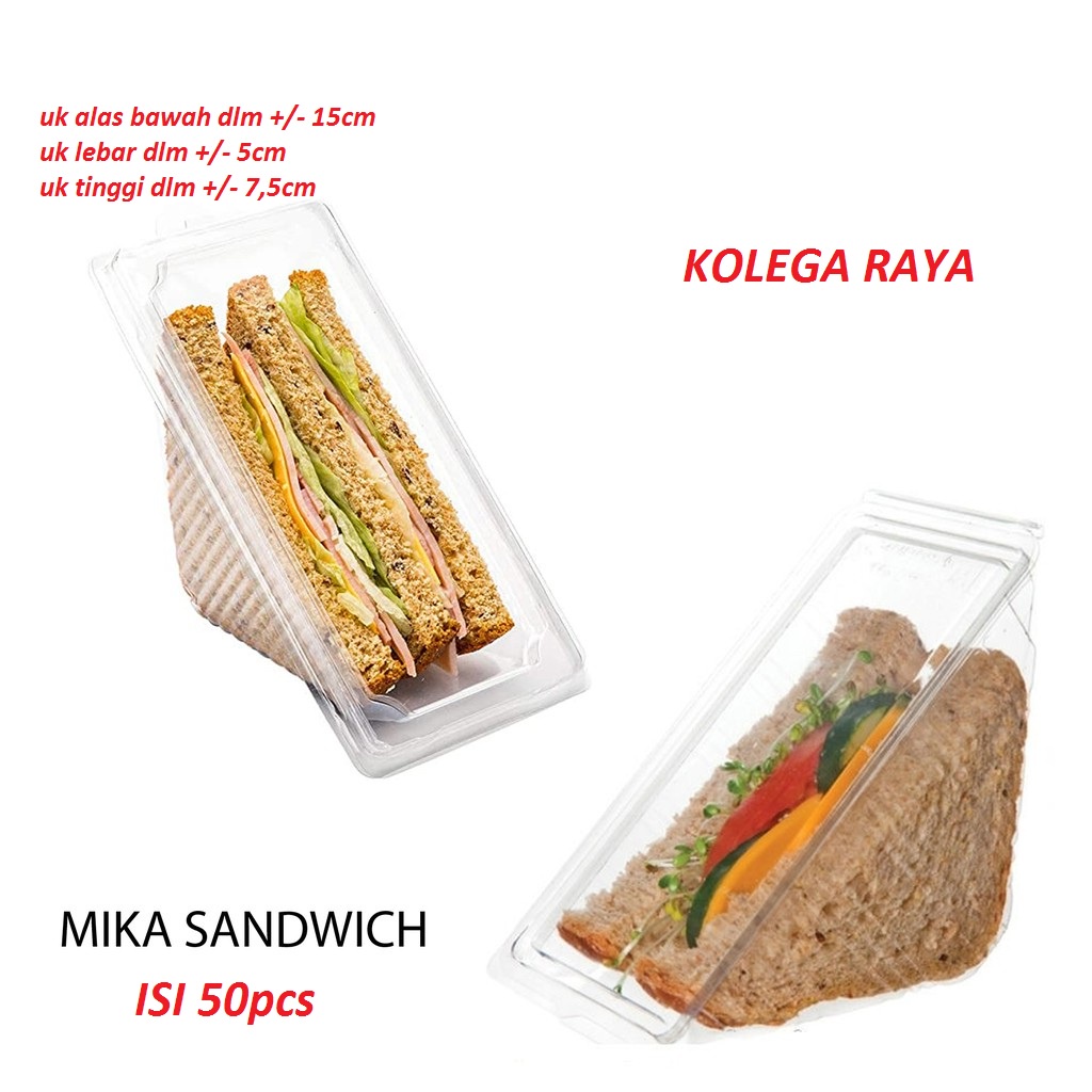 Jual Mika sandwich tebal premium isi 50pcs | Shopee Indonesia