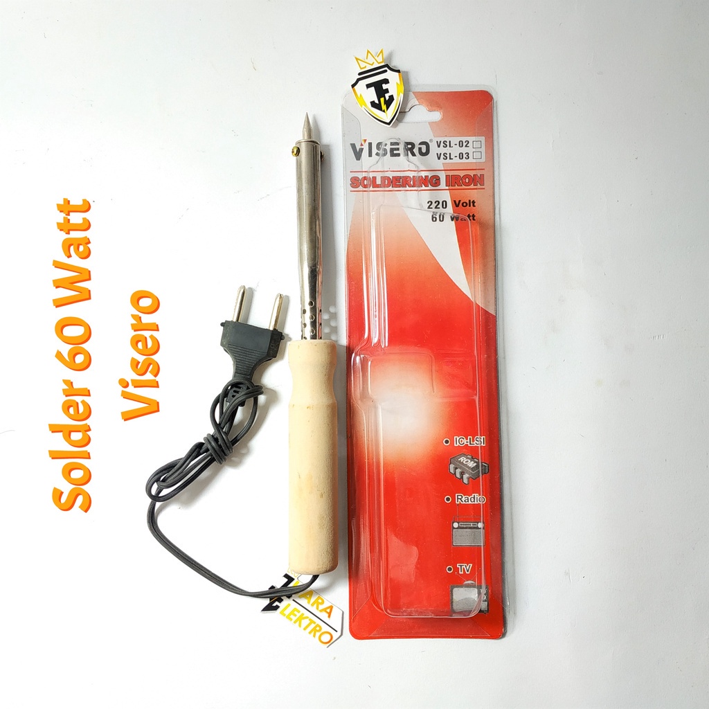 Jual Solder Visero 60 Watt | VISERO Soldering Iron 60 Watt | Solder 220 ...