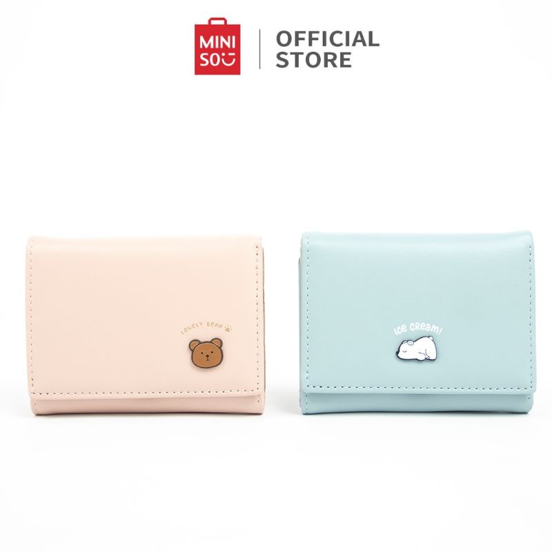 Jual MINISO DOMPET WANITA ORIGINAL DOMPET MINISO PENDEK KECIL LIPAT ...