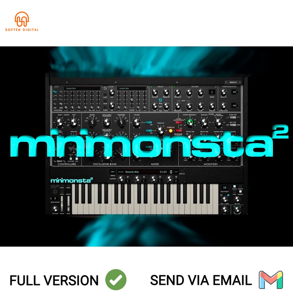 Jual GForce Minimonsta2 VST Plugin extraordinarily accurate sonic ...