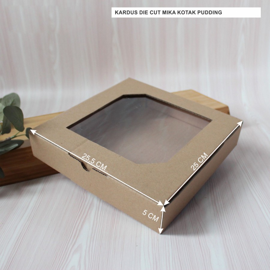 Jual Dus Kotak Kue Kering 4 toples 250 Gr Cake Box Mika pudding ...