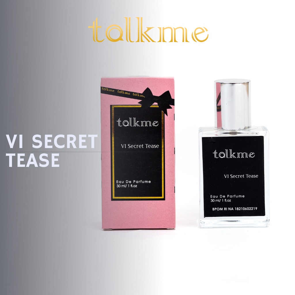 Jual Parfum Talkme EDP Vi Secret Tease Cewek Wanita BPOM 30ml | Shopee ...