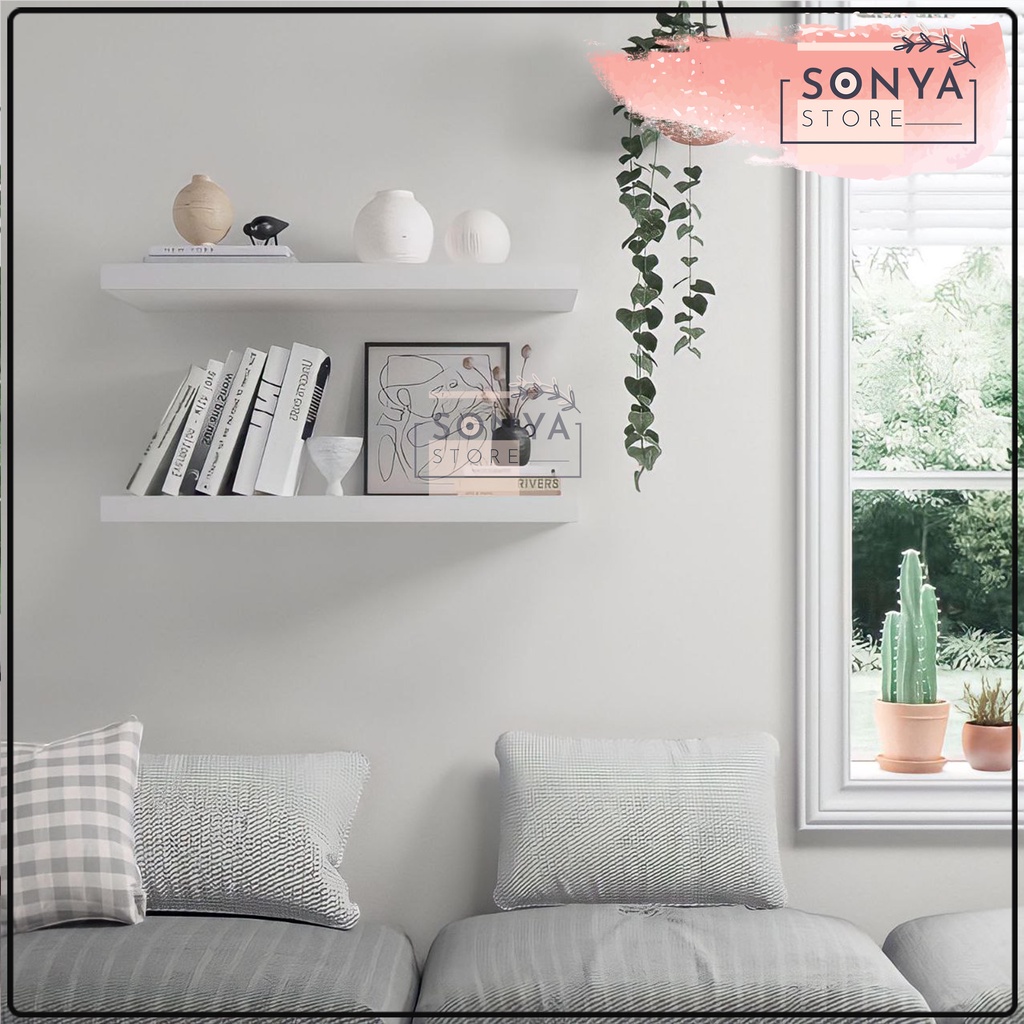 Jual Rak Dinding Minimalis Serbaguna Hiasan Gantung Tempel Tembok ...