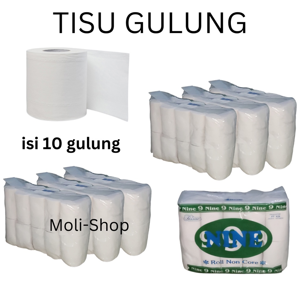 Jual Tisu Gulung Toilet/ Bathroom ( isi 10 Roll), Tissue Roll/ Tissue ...