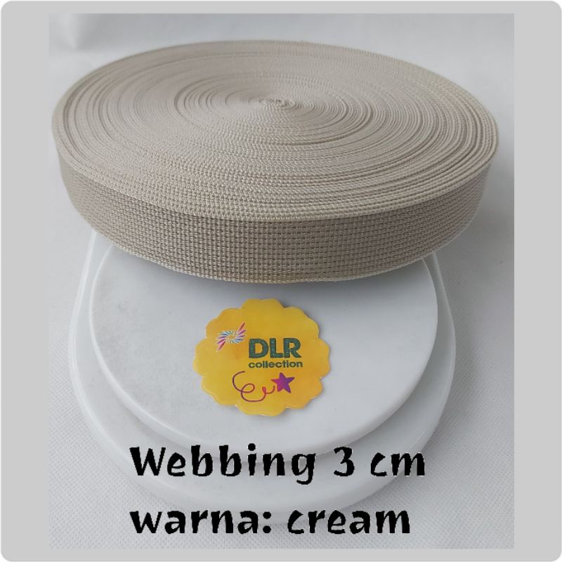Jual Tali Webbing bisban tas lebar 3 cm | Shopee Indonesia