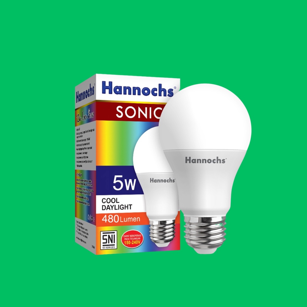 Jual Hannochs Sonic 5w 5 w 5 watt Hannochs LED 5W Lampu Hannochs 5W ...