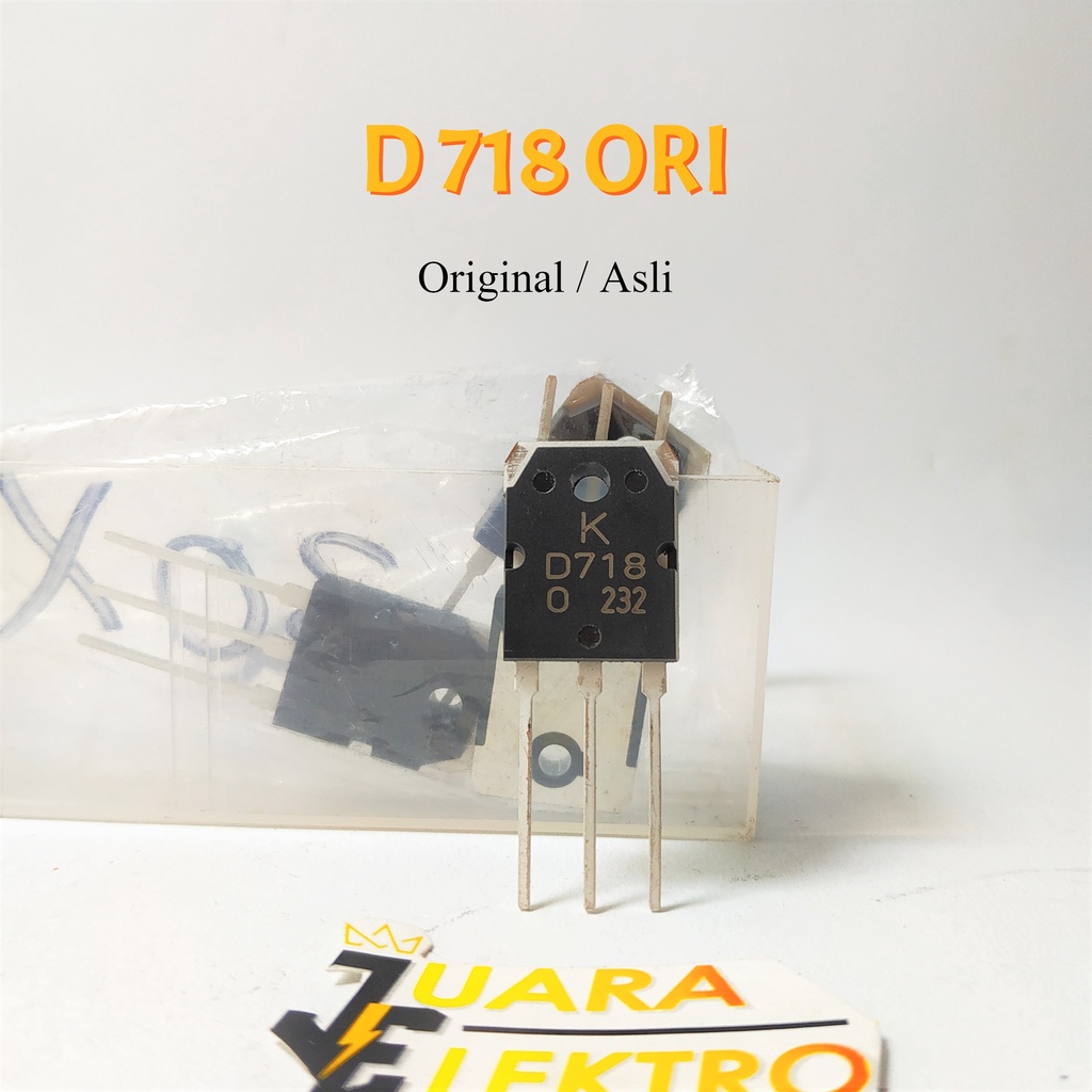 Jual Transistor D718 ORI | Transistor (TR) D 718 Asli | Shopee Indonesia