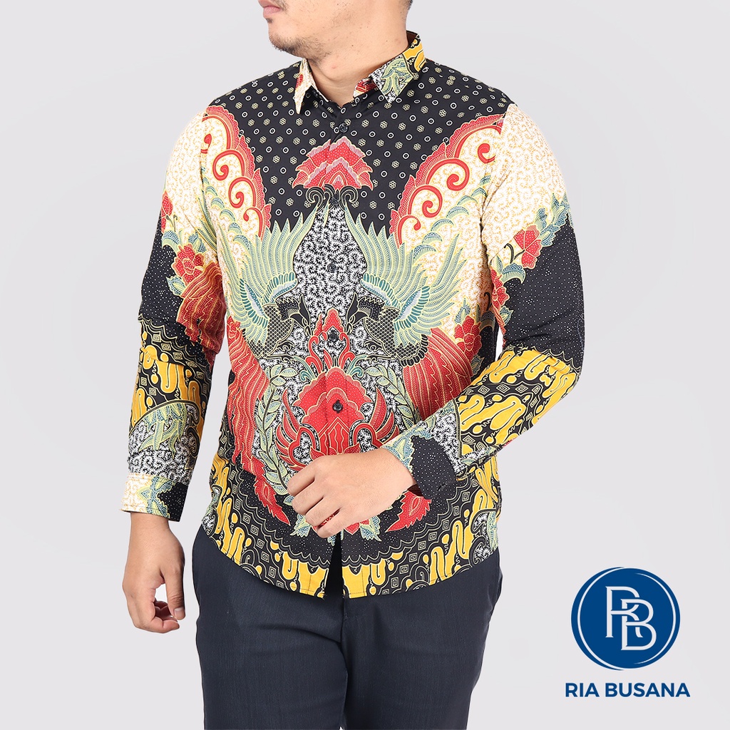 Jual Ria Busana - SYL - Kemeja Batik Dewasa Pria Art. 07414 | Shopee ...