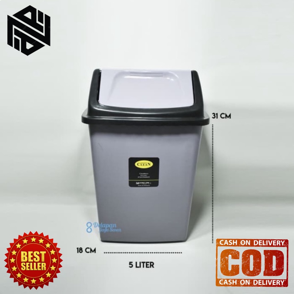 Jual Box Tempat Sampah 5 Liter PUP Kualitas plastik tebal | Shopee ...