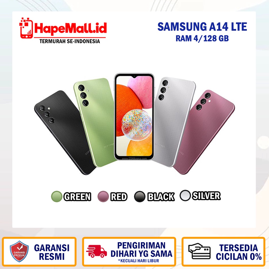 Jual SAMSUNG GALAXY A14 LTE RAM 4/128 GB GARANSI RESMI SEIN TERMURAH ...