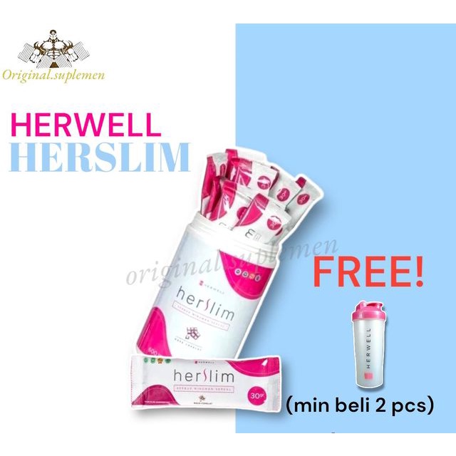 Jual Herwell HER WELL Herslim HER SLIM - susu kolostrum suplemen immune ...