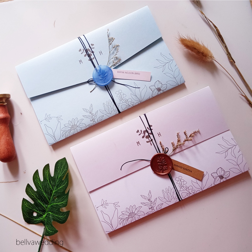 Jual UNDANGAN SOFT COVER LIPAT 3 SEMI AMPLOP | Shopee Indonesia