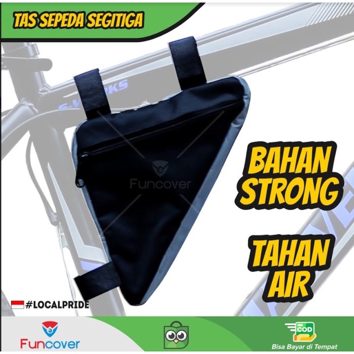 Jual TAS SEPEDA SEGITIGA BICYCLE TRIANGLE FRAME BAG POUCH UNIVERSAL MTB ...
