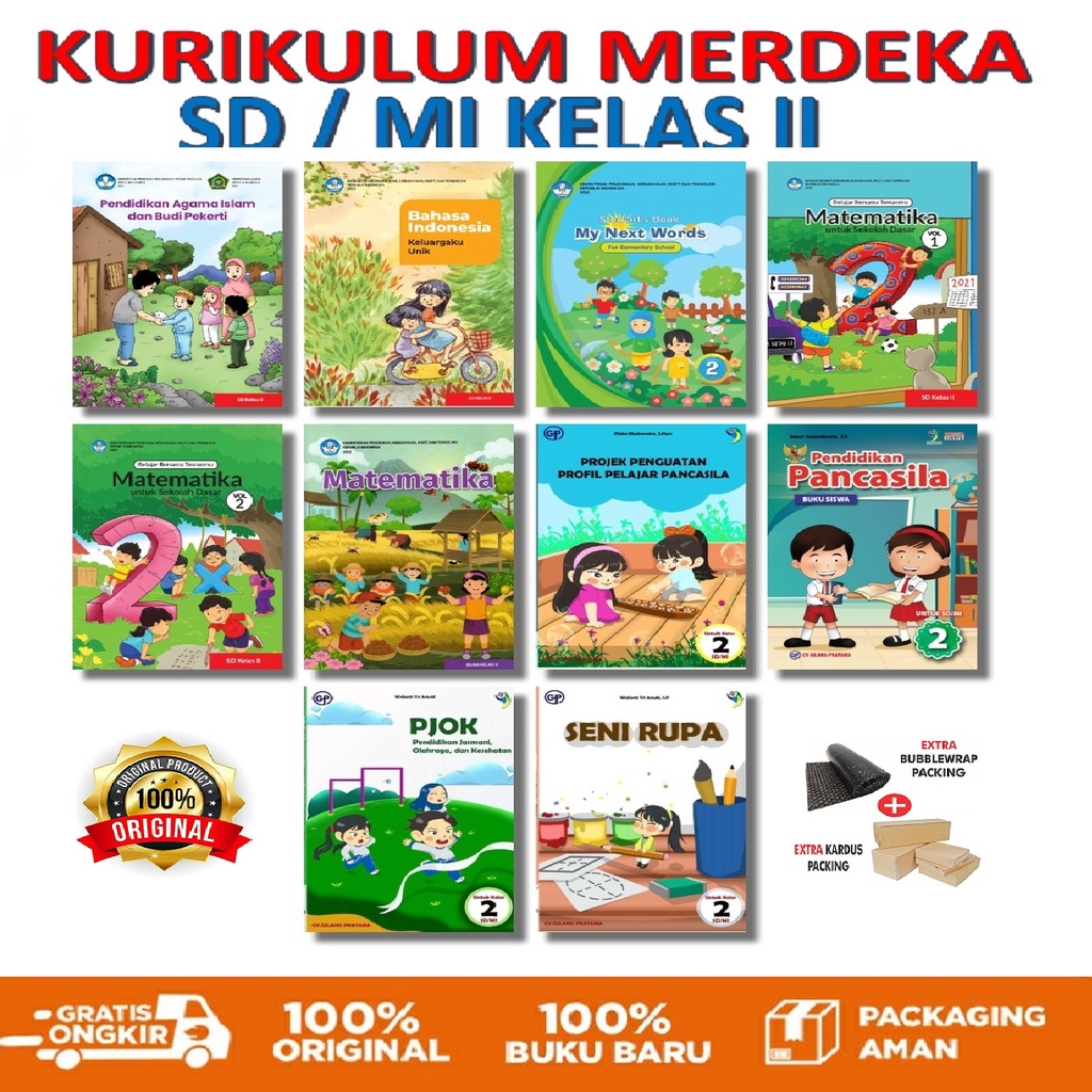 Jual Buku Siswa SD Kelas 2 Kurikulum Merdeka SD / MI Kelas II | Shopee Indonesia