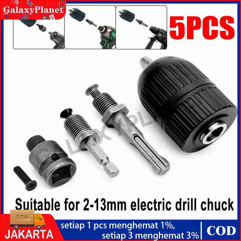 Jual adaptor impact wrench 13mm 5pcs- sambungan kepala bor impact ...