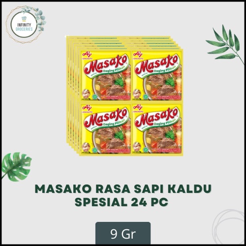 Jual MASAKO RASA SAPI KALDU SPESIAL KEMASAN 9 GR RENCENG 24 PC MURAH ...