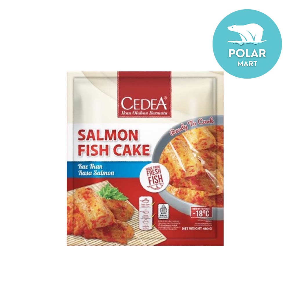 Jual Cedea Salmon Fish Cake Kue Ikan Rasa Salmon 480 Gram (FROZEN FOOD ...
