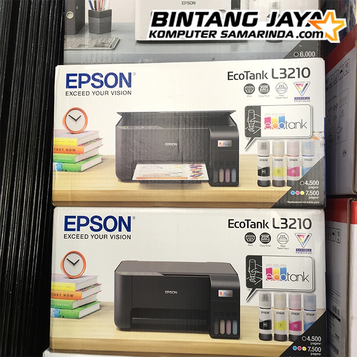 Jual Printer Epson L3210 A4 ECOTANK All-in-One Ink Tank | Shopee Indonesia