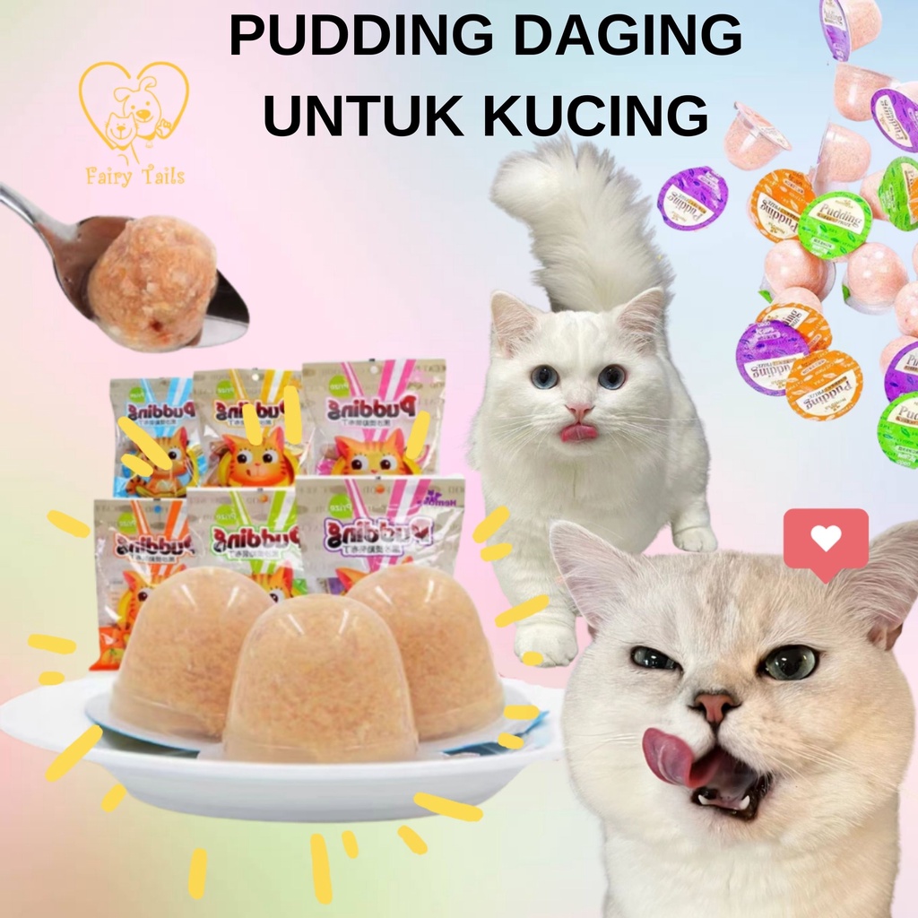 Jual Pudding Daging dan Seafood Untuk Kucing Anabul Puding Lezat ...
