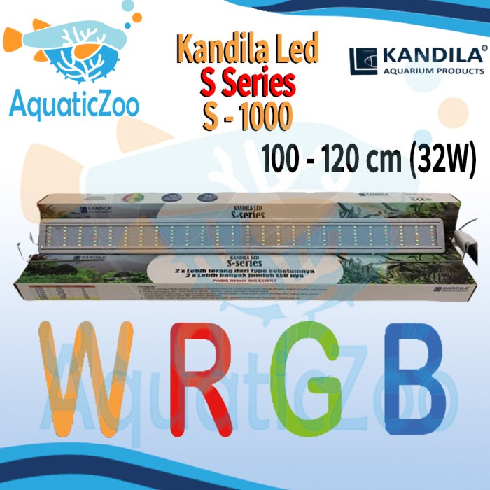 Jual Aquariume Lampu Aquascape Kandila S1000 100 Cm Wrgb Led Aquarium S 1000 Rgb | Shopee Indonesia