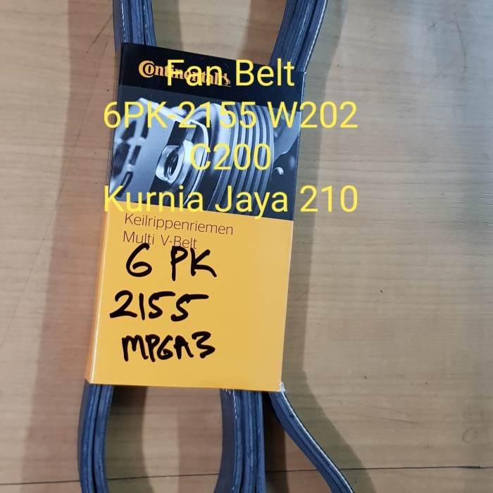 Jual Fan Belt 6Pk-2155 W202 C200 Kode 206 | Shopee Indonesia