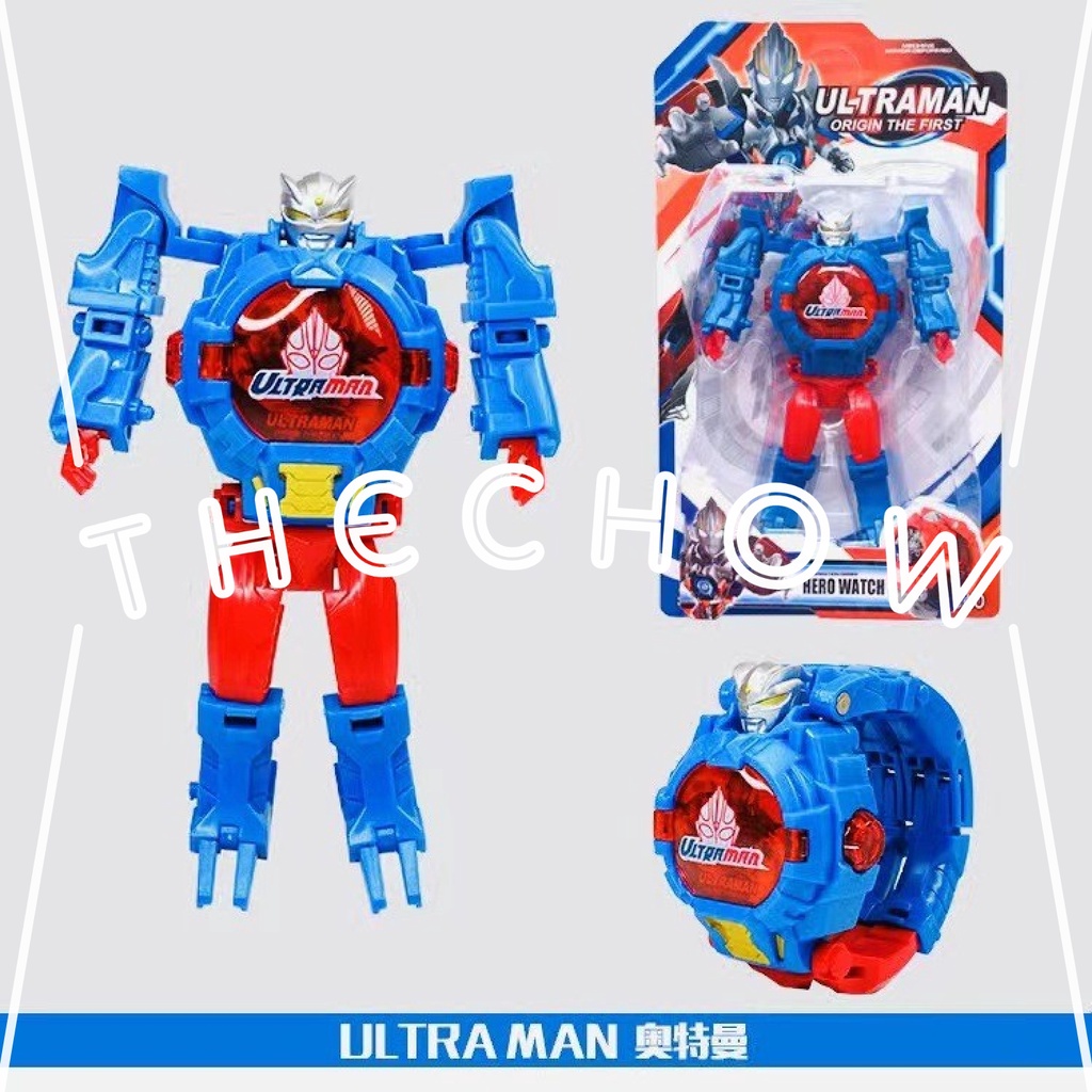 Jual JAM TANGAN ANAK DIGITAL BENTUK ROBOT KARAKTER ULTRAMAN ADA LAMPU ...