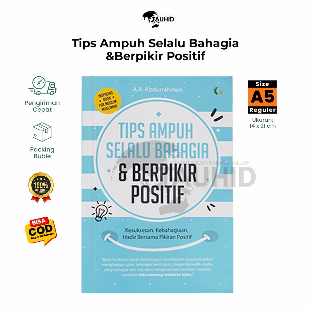 Jual Buku Motivasi Tips Ampuh Selalu Bahagia & Berpikir Positif –Buku Self Improvement | Shopee ...