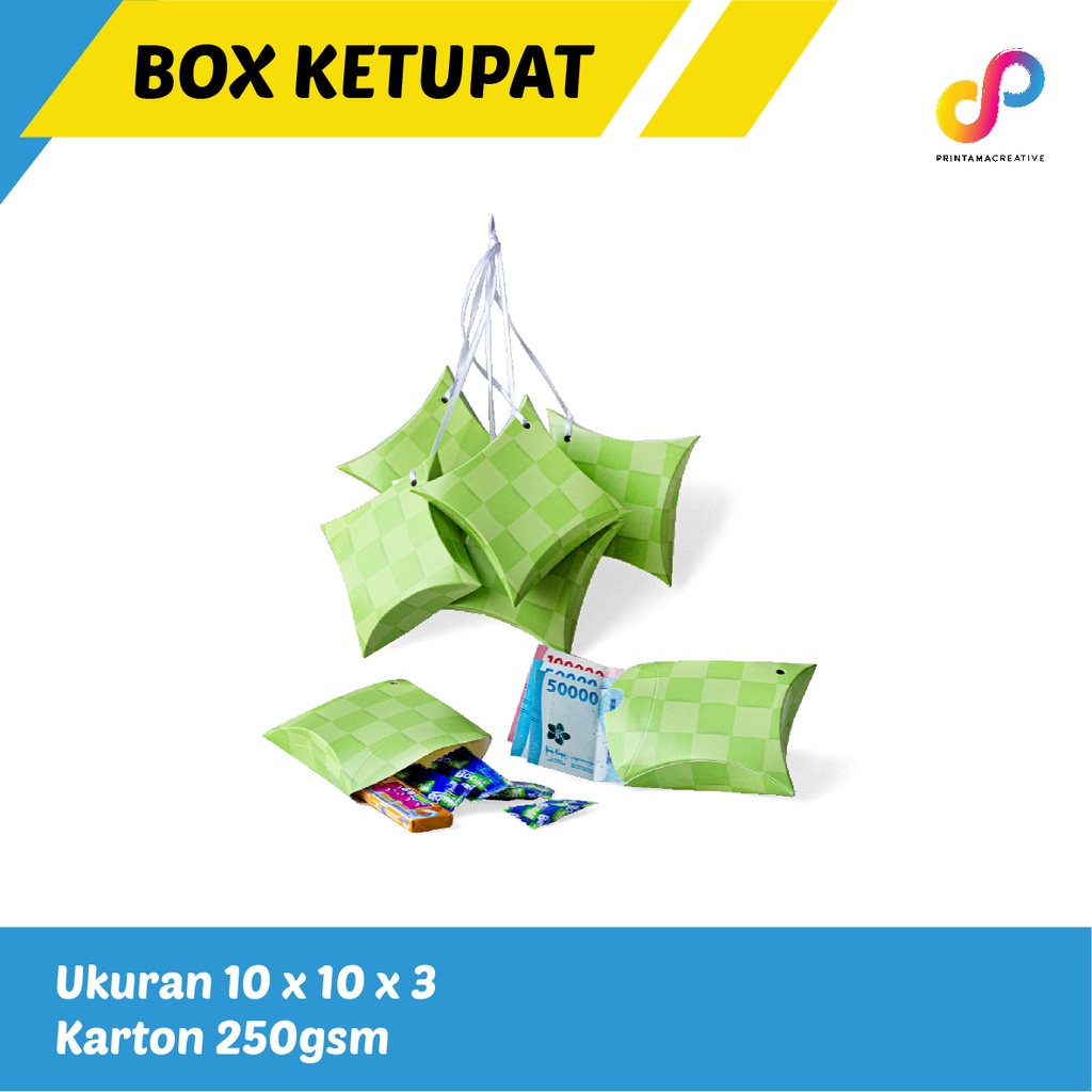 Jual Box Packaging Ketupat edittion ( ISI 5 ) | Shopee Indonesia
