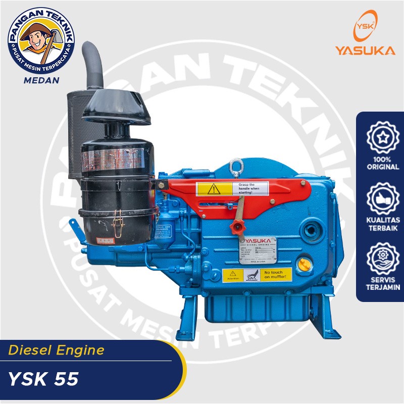 Jual MESIN DIESEL YASUKA | YSK 55 T/T TANPA TANGKI | DIESEL ENGINE 55 ...