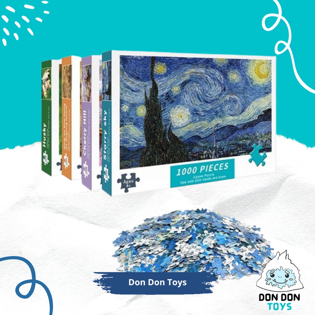 Jual Mainan Jigsaw Puzzle 1000 Pieces Pcs Dewasa Nature Art Best ...