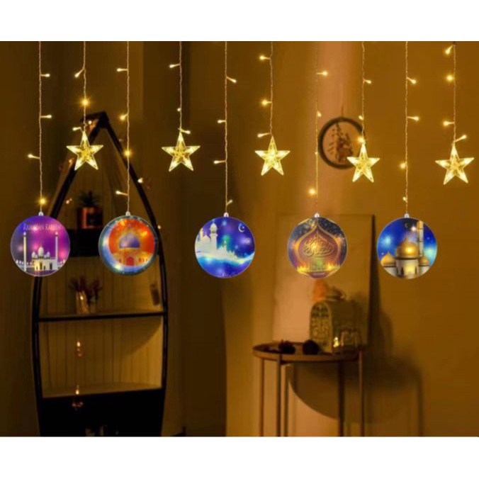 Jual Lampu Lebaran Dekorasi Idul Fitri Lebaran EID Mubarak Ramadan ...