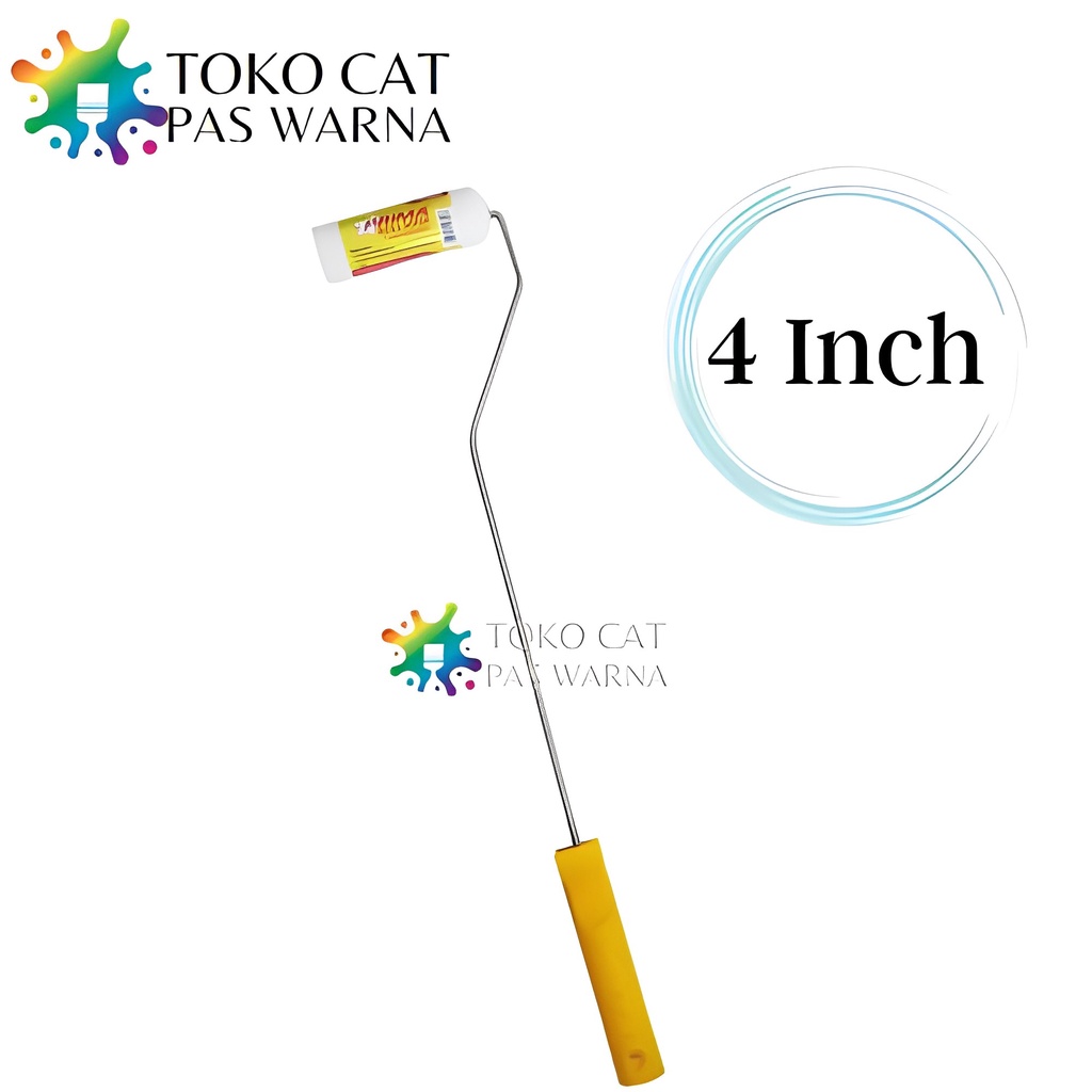 Jual Kuas Roll Cat Kecil PRIMA ROLL BUSA 4 Inchi ( Mini Roller ...
