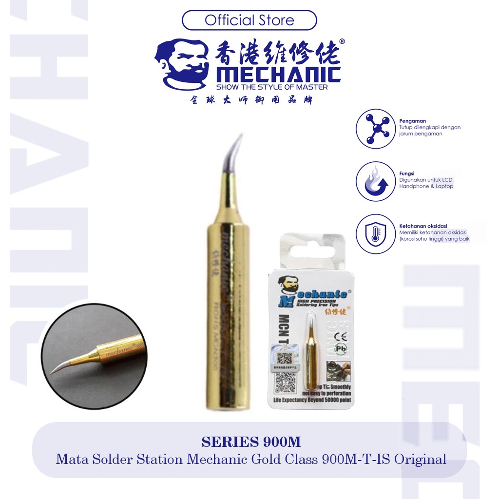 Jual Mechanic Gold Class 900M-T-IS Mata Solder Station Seri 900M Original | Shopee Indonesia