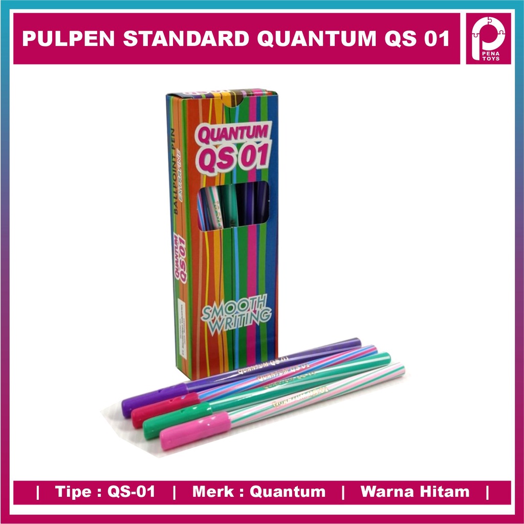 Jual Bolpoin Quantum QS 01 (HARGA 1 PACK) | Shopee Indonesia