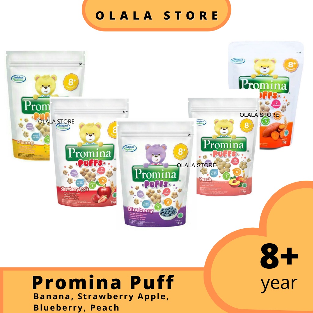 Jual PROMINA PUFFS 15 GR X 1 PCS / ORIGINAL 100%/ PENDAMPING ASI ...