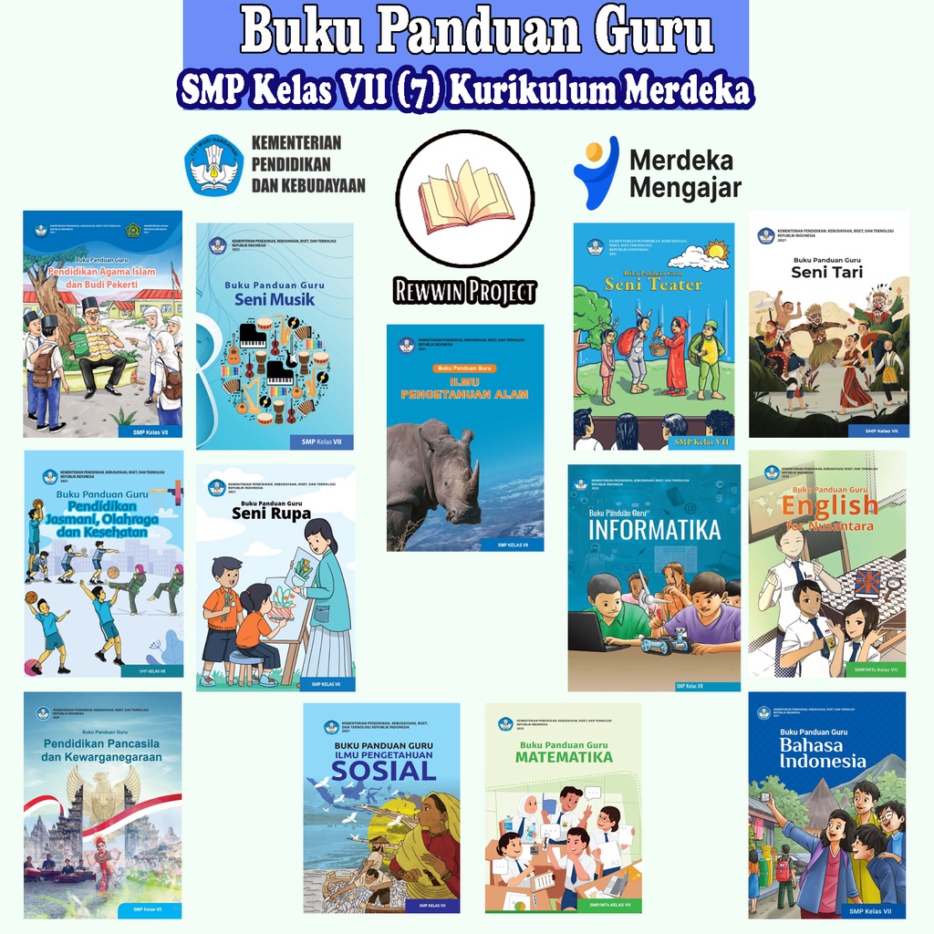 Jual Buku Panduan Guru SMP Kelas 7 (VII) Kurikulum Merdeka | Shopee ...