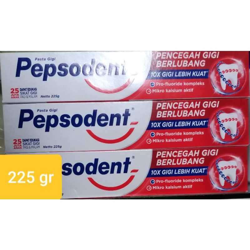 Jual Pepsodent Pencegah gigi berlubang 225 gram besar | Shopee Indonesia