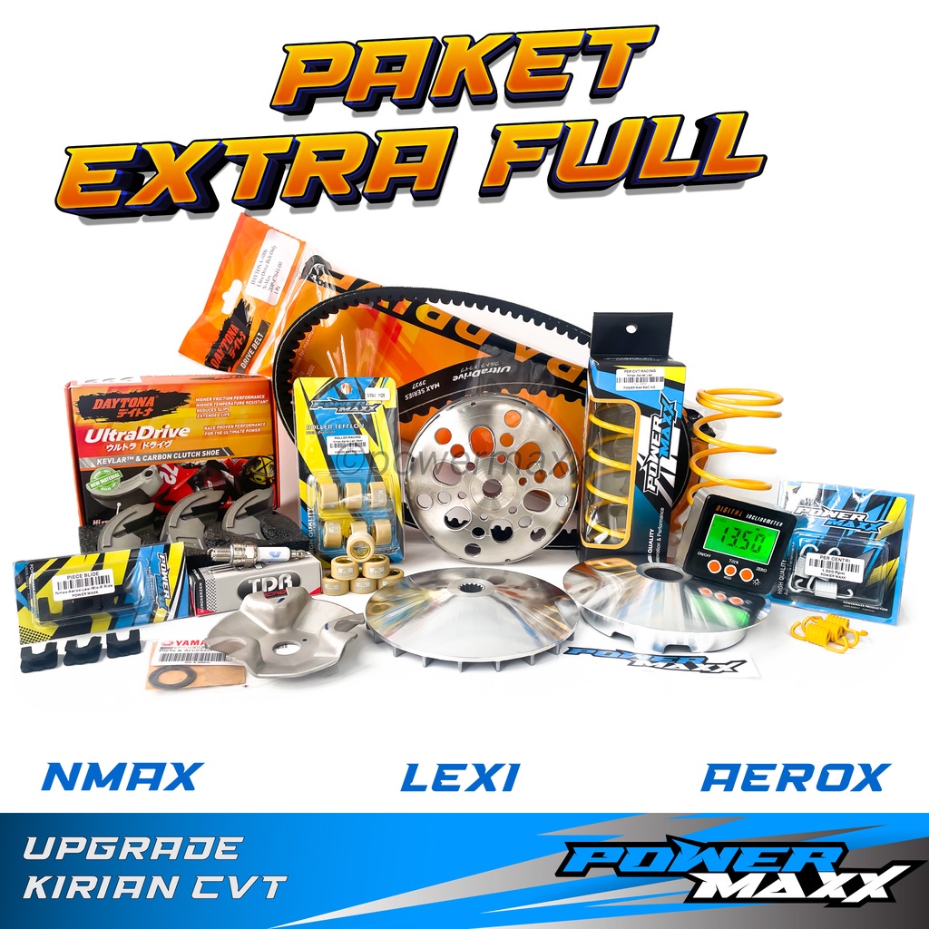 Jual PAKET EXTRA FULL UPGRADE KIRIAN CVT nmax 155 aerox 155 lexy 125 ...