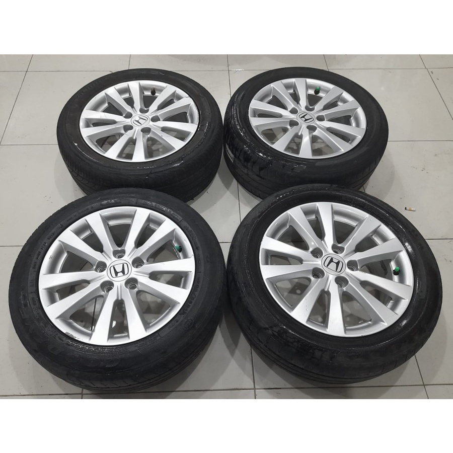 Jual VELG MOBIL SECOND STANDAR CIVIC RING 16 PCD 5X114,3 + BAN (1) 205 55 R16 | Shopee Indonesia
