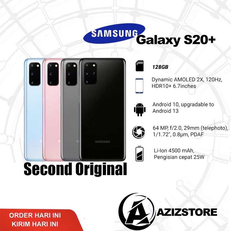 Jual Samsung Galaxy S20+ SAMSUNG S20 Plus Second 5G Handphone 5G 100 ...