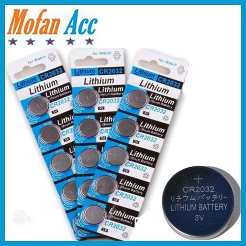 Jual BATERAI CR2032 BIRU LITHIUM 3V BATTERY KANCING KOIN CR-2032 KALKULATOR JAM TANGAN REMOTE ...